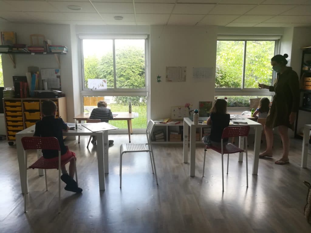 L'école Montessori Le Globe Coloré en temps de Covid-19